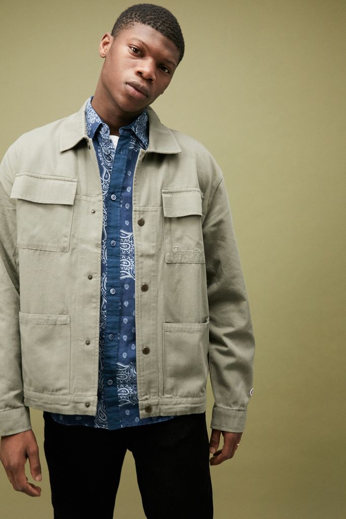 Champion Green Utility Jacket | Urban Outfitters UK