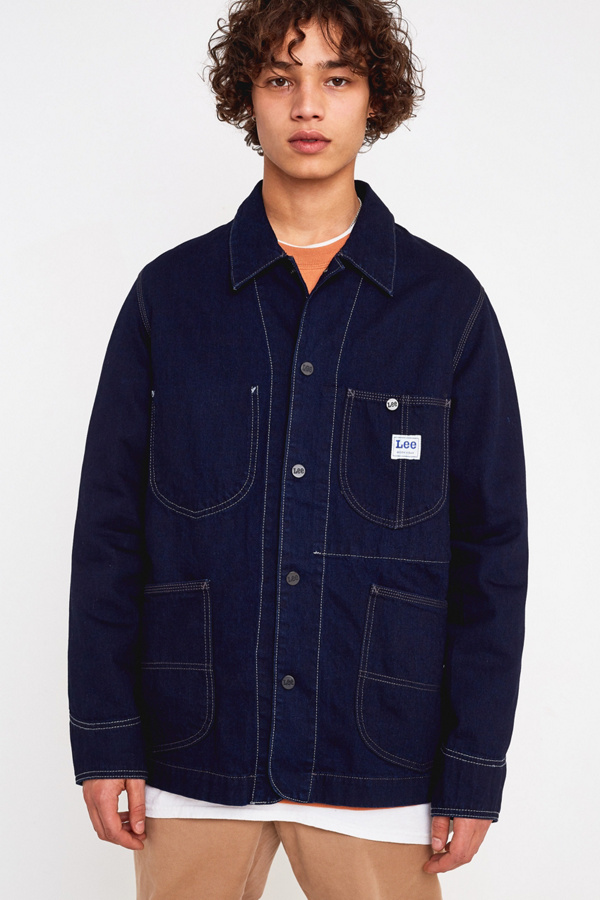 Lee Power Blue Denim Locomotive Jacket | Urban Outfitters UK