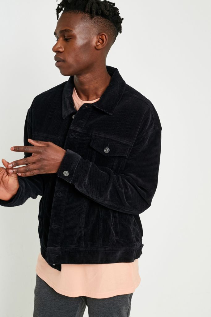 BDG Hooper Black Cord Trucker Jacket | Urban Outfitters UK