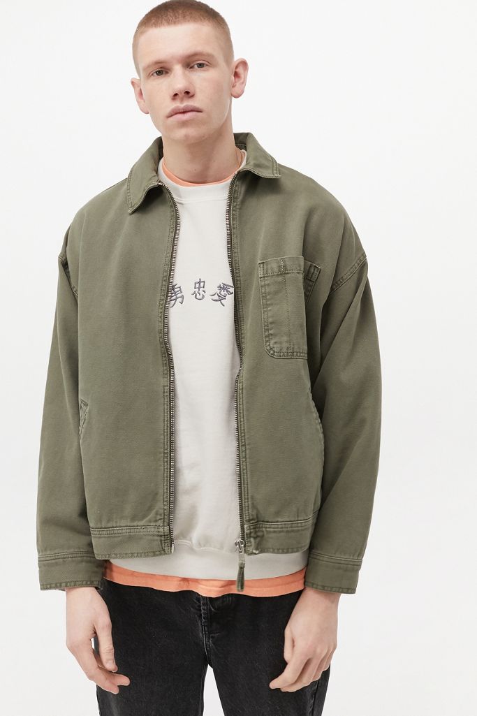 BDG Sage Zip-Through Work Jacket | Urban Outfitters UK