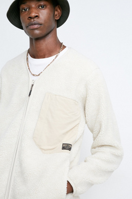 Charging Thunder – Fleece-Jacke „Crooks“ in Creme | Urban Outfitters DE
