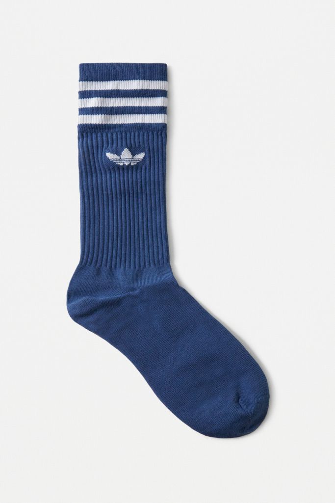 adidas Blue Crew Socks 3-Pack | Urban Outfitters UK