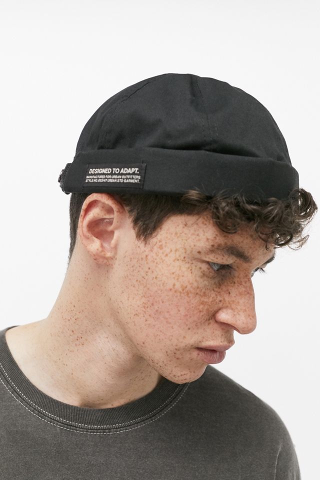 UO Black Twill Docker Cap | Urban Outfitters UK