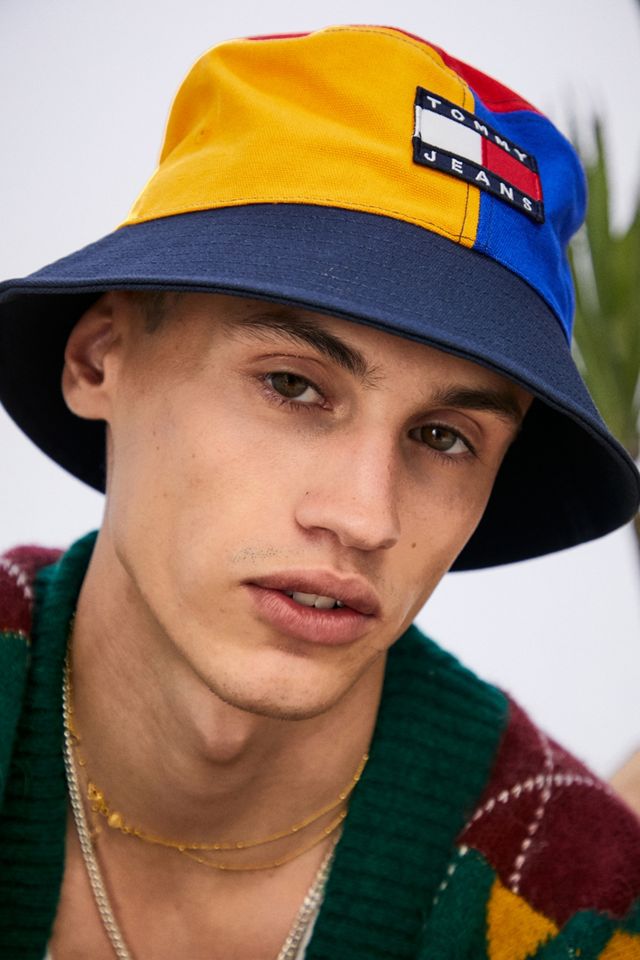 Tommy Hilfiger Colour-Block Bucket Hat | Urban Outfitters UK