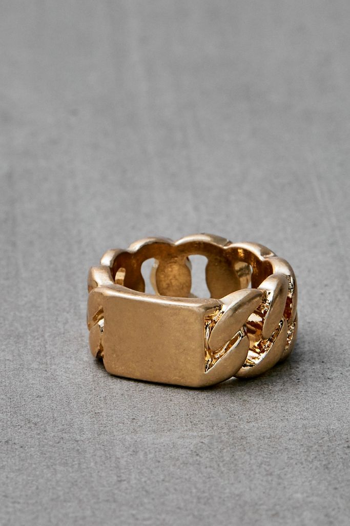 Icon Curb Merge Chain Ring | Urban Outfitters UK