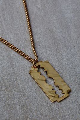 Razor Blade Necklace | Urban Outfitters UK