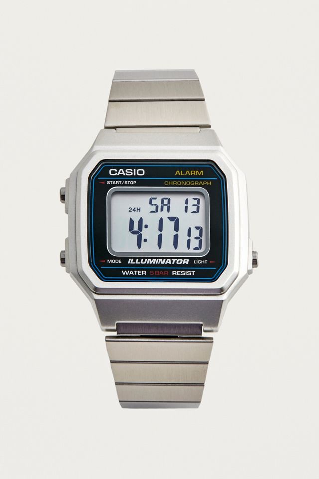Casio Classic Stainless Steel Watch | Urban Outfitters UK