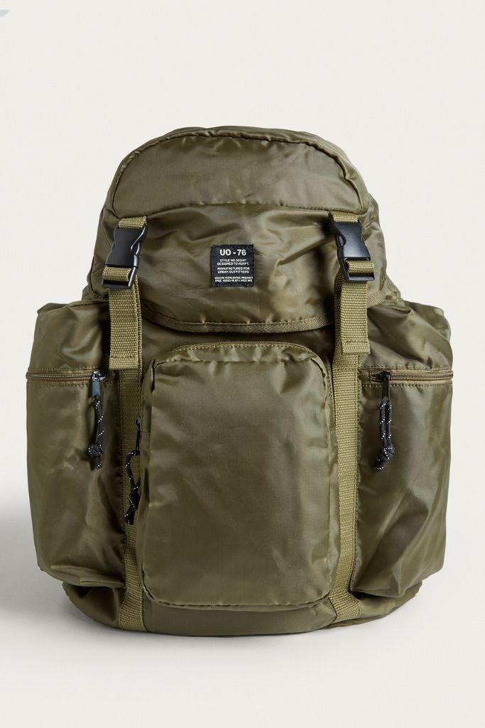 UO Jumbo Outdoor Khaki Backpack | Urban Outfitters UK