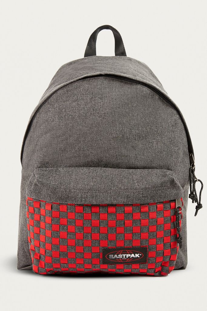 Eastpak Red Weave Padded Pak'R Backpack | Urban Outfitters UK