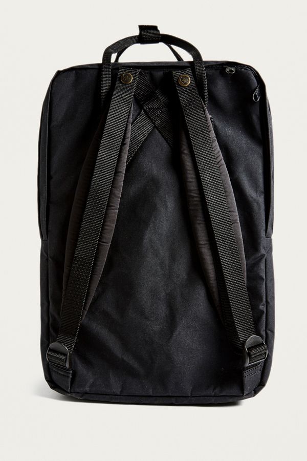 Fjallraven Kanken Big Black Backpack | Urban Outfitters UK