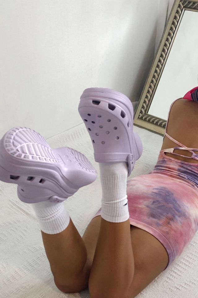 Crocs Lavender Classic Bae Clogs | Urban Outfitters UK