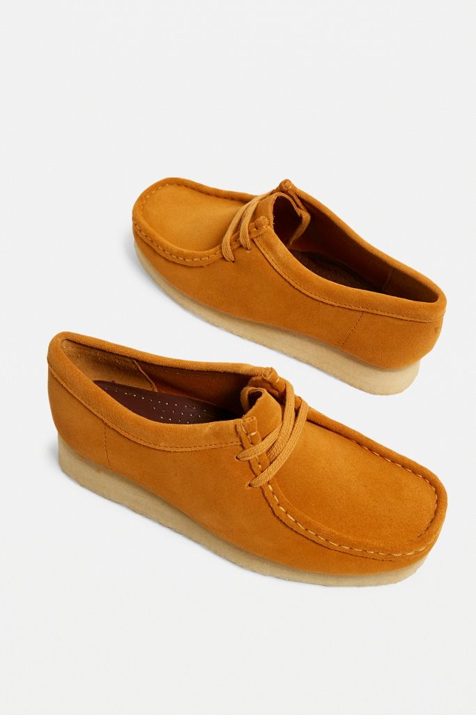 Clarks Wallabee Rust Suede Shoes | Urban Outfitters UK