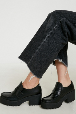UO Clara Heeled Loafers | Urban Outfitters UK