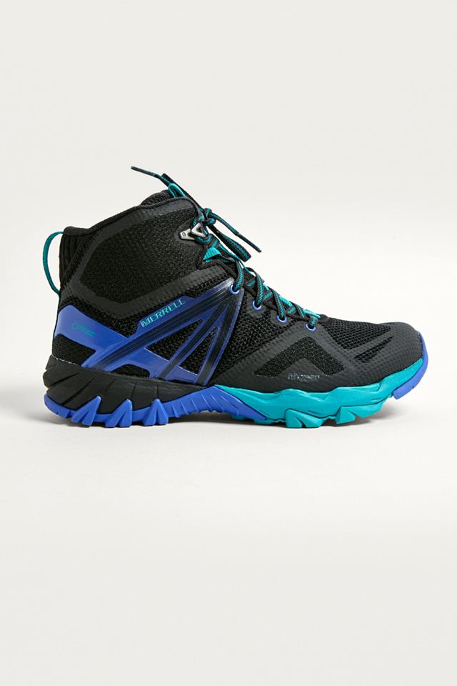 Merrell MQM Flex Mid Black Waterproof Hiking Boots | Urban Outfitters UK
