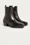 Vagabond Simone Black Leather Cowboy Boots | Urban Outfitters UK