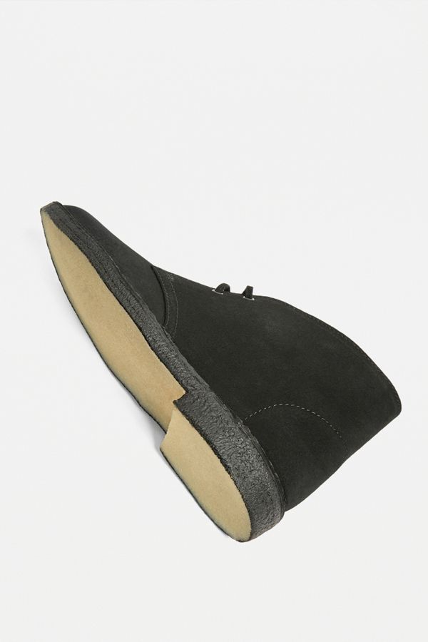 Clarks Black Suede Desert Boots | Urban Outfitters UK