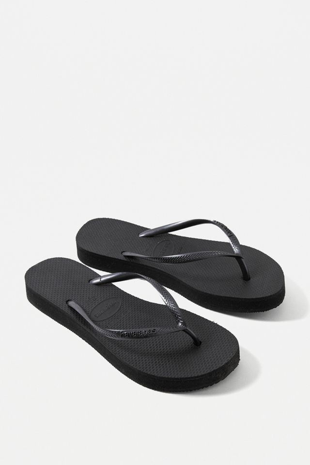 Havaianas Black Slim Platform Flip-Flops | Urban Outfitters UK