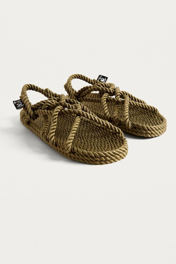 Nomadic State of Mind Khaki Rope Sandals | Urban Outfitters UK