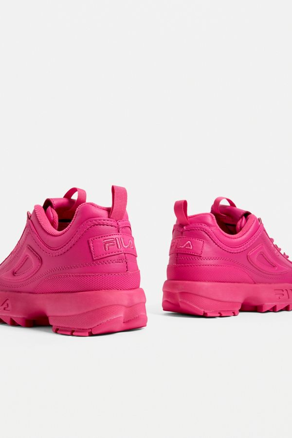 FILA Disruptor Premium Pink Trainers | Urban Outfitters UK