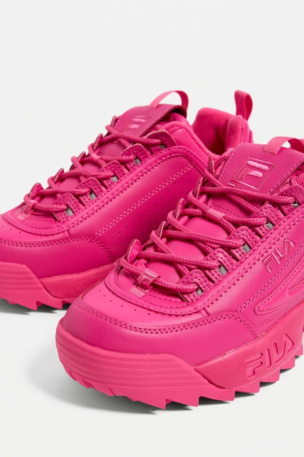 FILA Disruptor Premium Pink Trainers | Urban Outfitters UK