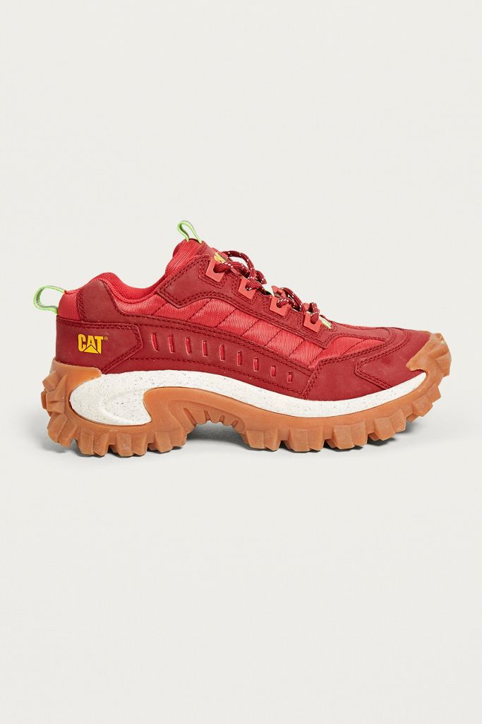 CAT Footwear Intruder Biking Red Trainers | Urban Outfitters UK