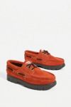 Kickers Lennon Red Boat Shoes | Urban Outfitters UK