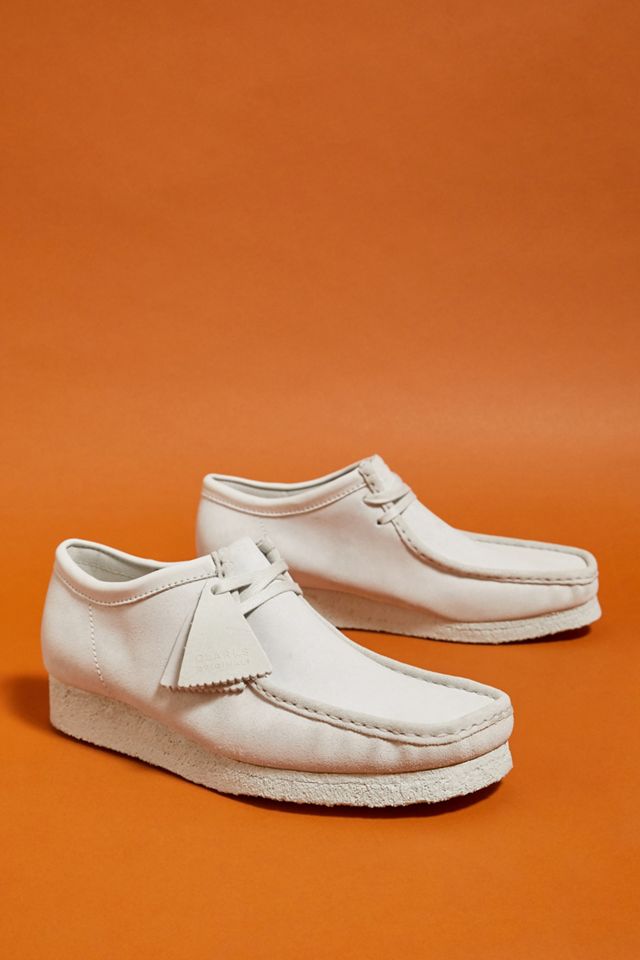 Clarks Originals White Wallabee Shoes | Urban Outfitters UK