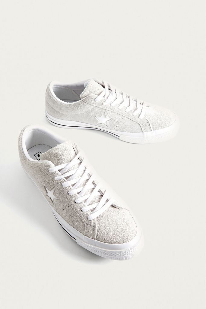 Converse One Star Grey Suede Trainers | Urban Outfitters UK