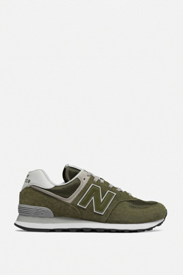 New Balance 574 Olive Trainers | Urban Outfitters UK