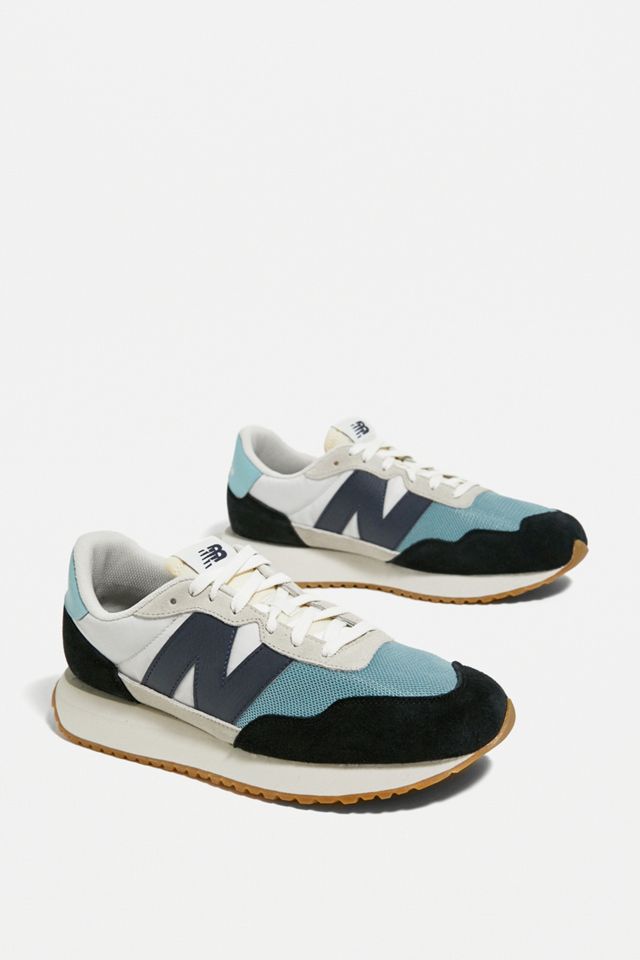 New Balance 237 Grey & Blue Patchwork Trainers | Urban Outfitters UK
