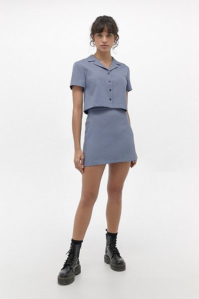 Urban Renewal Inspired By Vintage Blue Checked Pelmet Skirt | Urban ... Urban Renewal Inspired By Vintage Blue Checked Pelmet Skirt | Urban ...