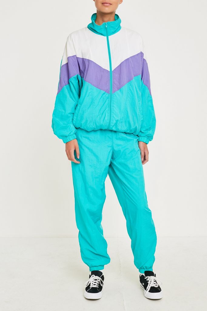 Urban Renewal Vintage One-of-a-Kind Blue and Purple Shell Suit | Urban ...