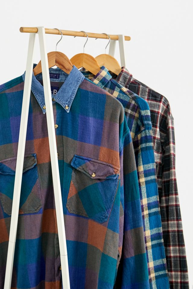 Urban Renewal Vintage Bright Check Shacket | Urban Outfitters UK