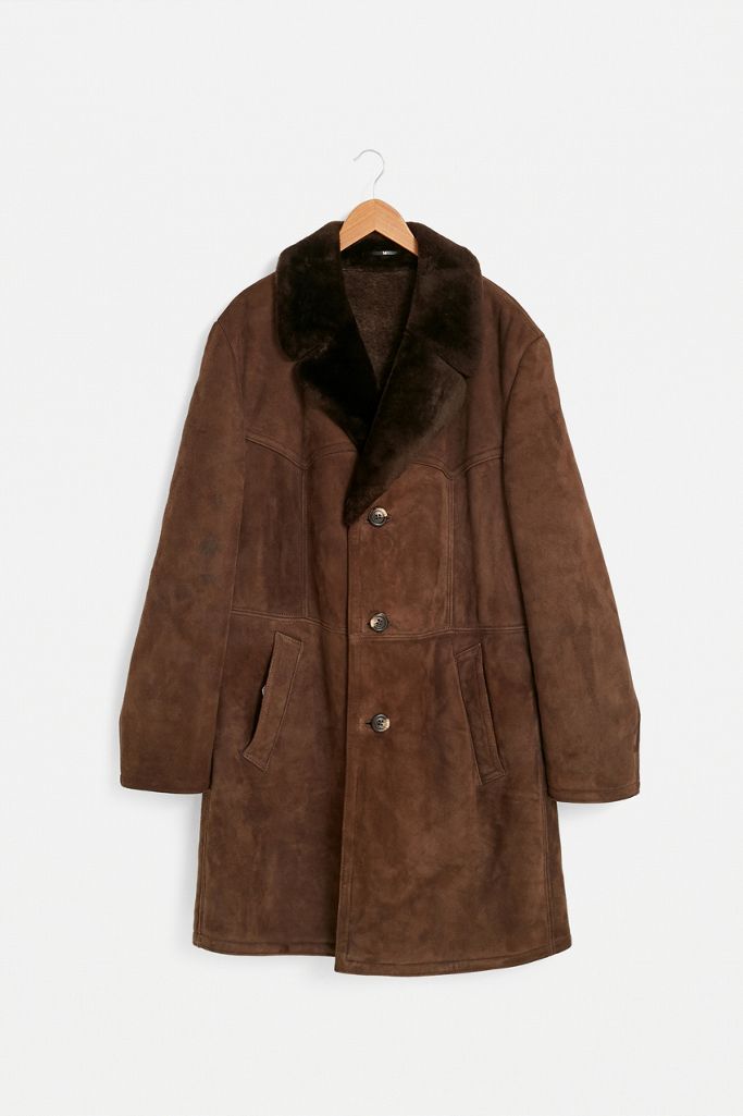 Urban Renewal One-Of-A-Kind Sheepskin Coat | Urban Outfitters UK