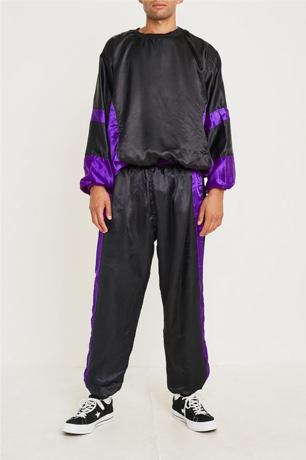 Urban Renewal One-Of-A-Kind Black and Purple Shell Suit | Urban ...
