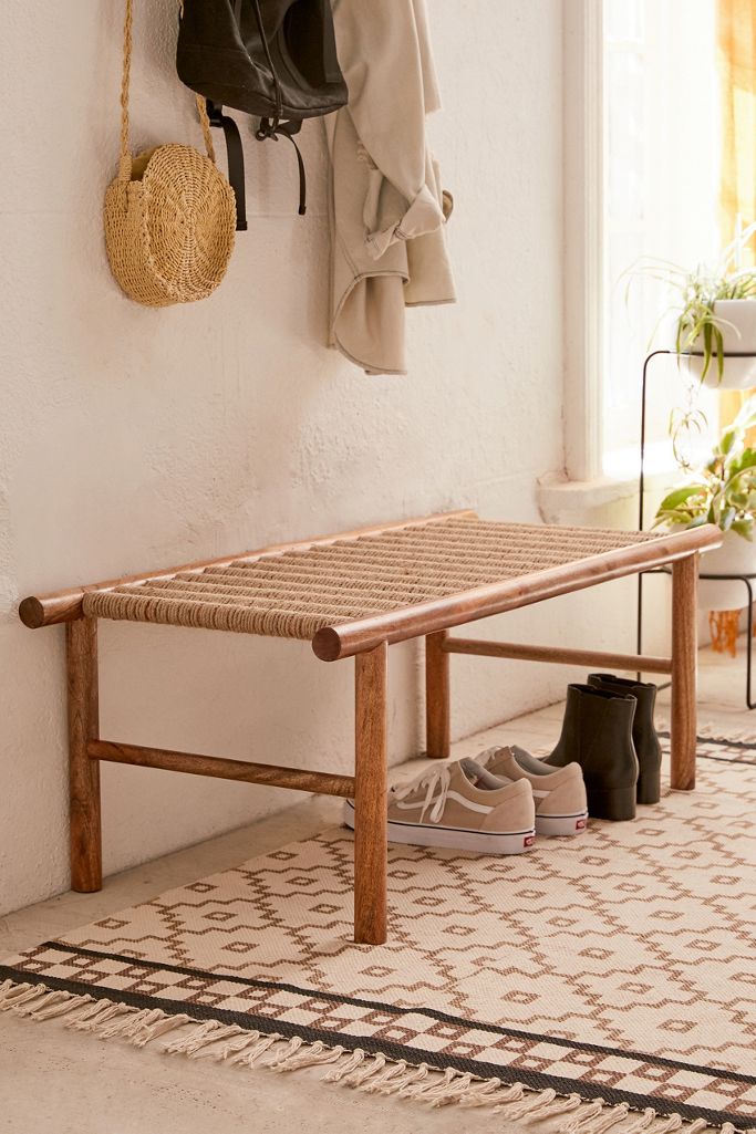 Woven Bench | Urban Outfitters UK
