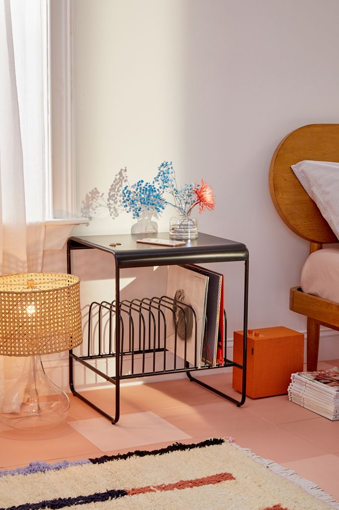 Lola Vinyl Metal Storage Rack | Urban Outfitters UK