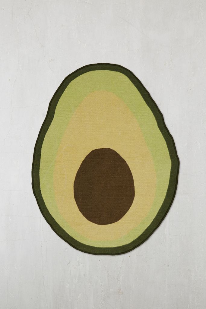 Avocado Round Rug | Urban Outfitters UK