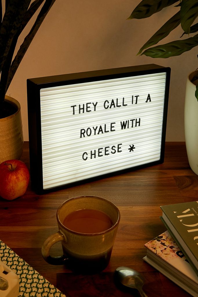 Locomocean A4 LED Light Up Letterboard | Urban Outfitters UK