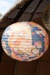 Printed Blue Blossom Round Paper Shade | Urban Outfitters UK