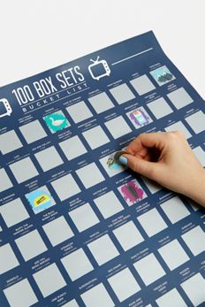 Gift Republic 100 Albums Bucket List Scratch Off Poster | Urban ...