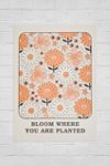 Bloom Where You Are Planted A3 Poster | Urban Outfitters UK