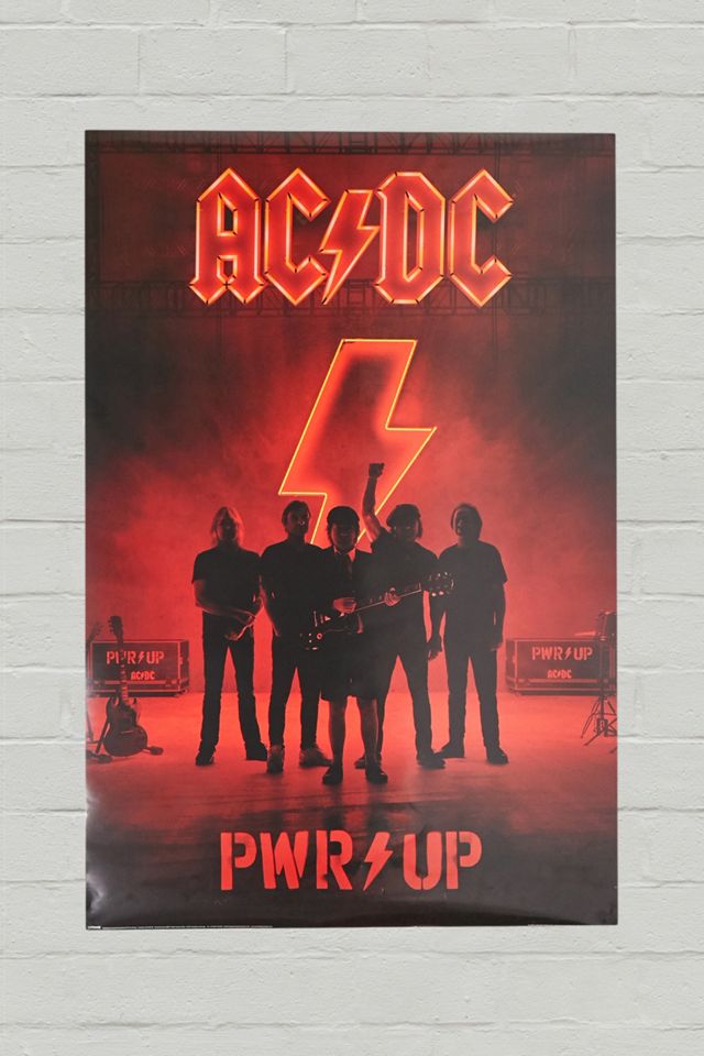 AC/DC Power Up Maxi Poster | Urban Outfitters UK