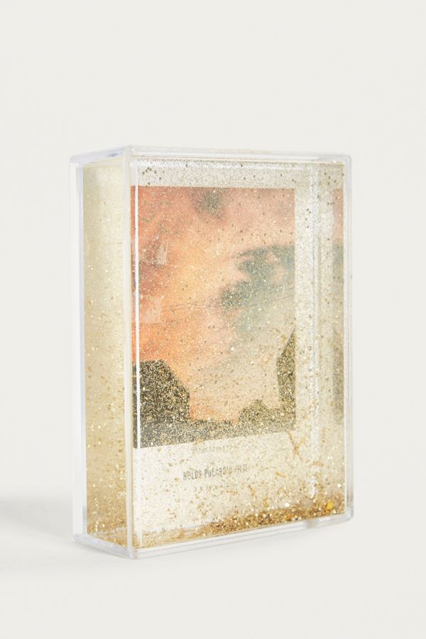 Gold Polaroid Glitter Picture Frame | Urban Outfitters UK