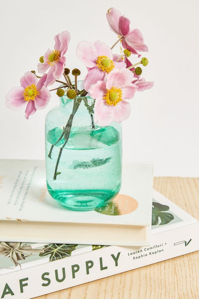 Small Green Glass Vase | Urban Outfitters UK