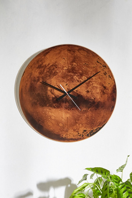 Karlsson Mars Glass Wall Clock | Urban Outfitters UK