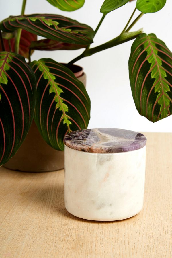 Precious Gem Amethyst Storage Pot | Urban Outfitters UK