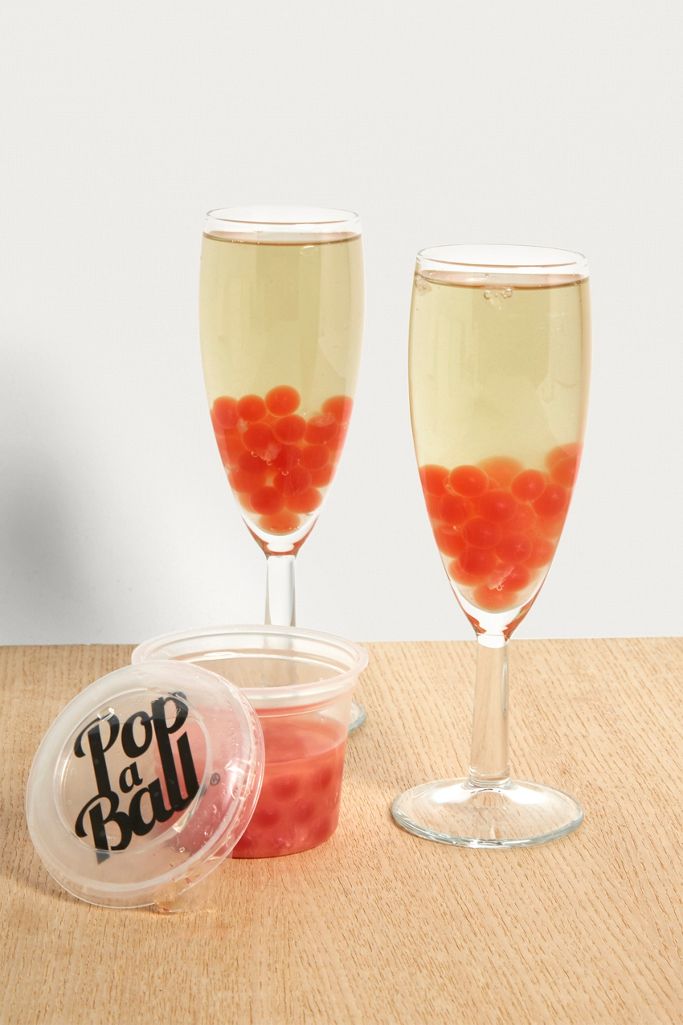 Popaball Strawberry Shimmer Bubbles for Prosecco | Urban Outfitters UK