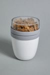 Mepal White Snack Pot | Urban Outfitters UK