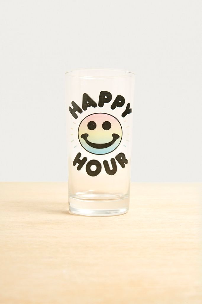 Happy Hour Pint Glass | Urban Outfitters UK